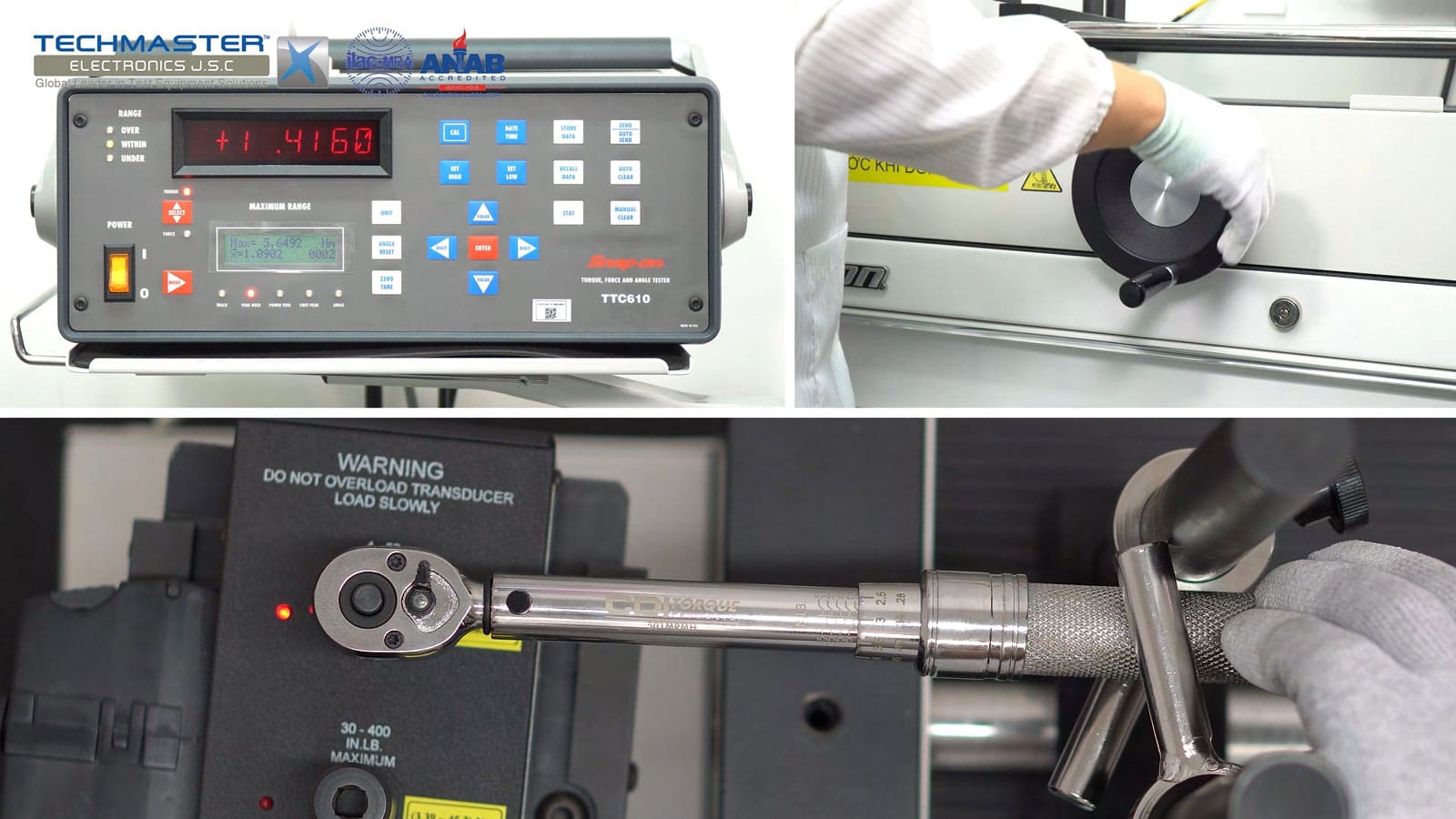 Calibration of torque measuring Instruments by the Snap-on TTC2000 system - Techmaster ...